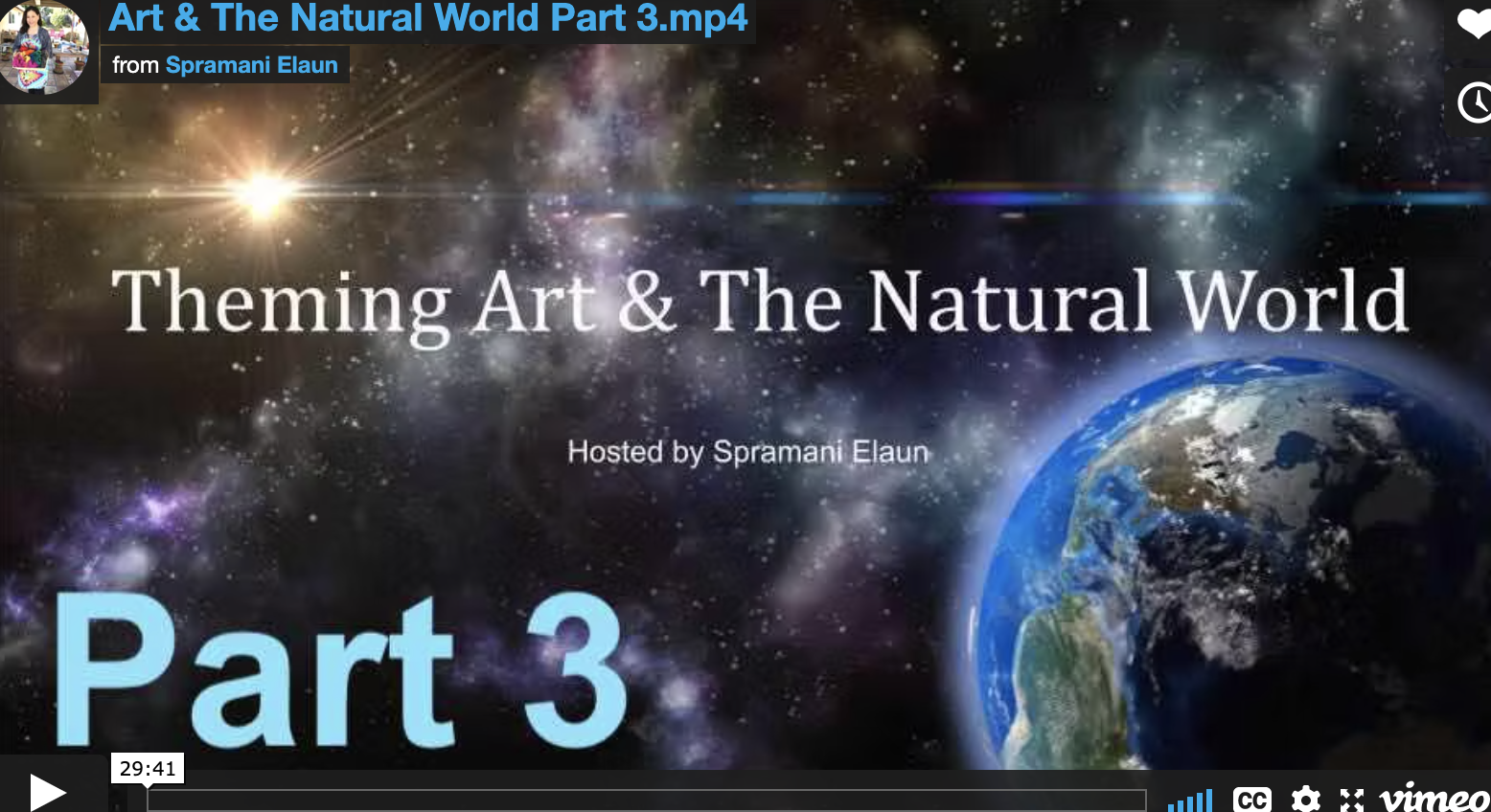 Theming Art & The Natural World